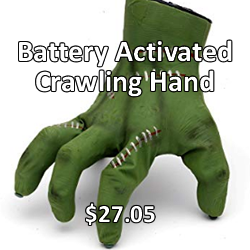 battery activated crawling hand - Halloween Alliance