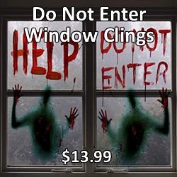 do not enter window clings - Halloween Alliance