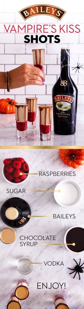 vampires kiss shots - Halloween Alliance
